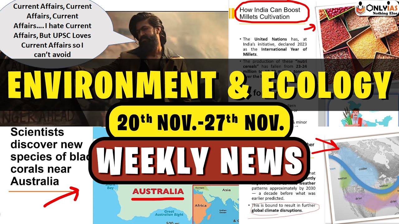 Environment and Ecology NEWS this Week | 20th NOV - 27th NOV | Vivek ...