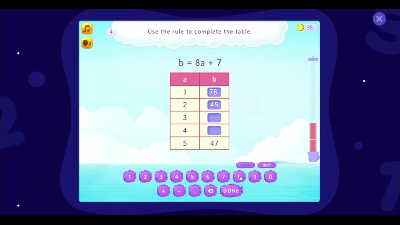 SPLASH LEARN 004 - Make Learning Fun - 5th Grade Algebra - YouTube