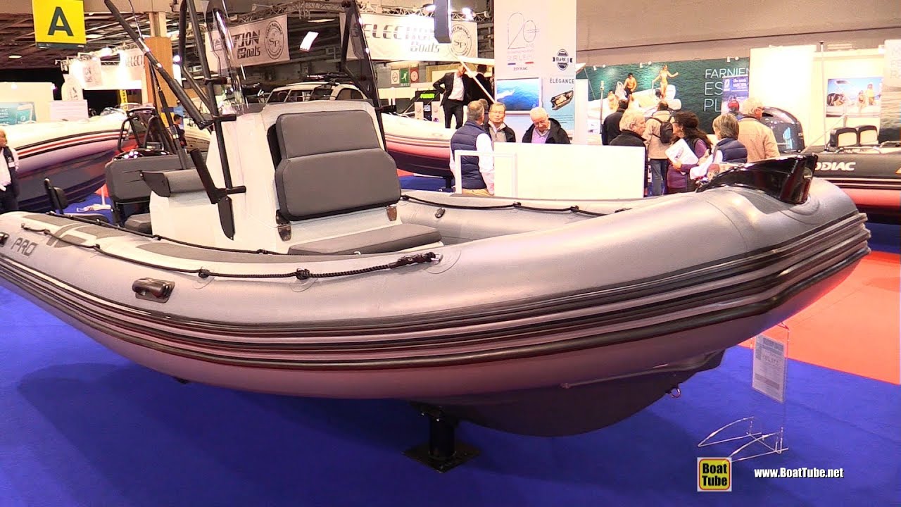 2017 Zodiac Pro 5.5 Inflatable Boat - Walkaround - 2016 Salon Nautique ...