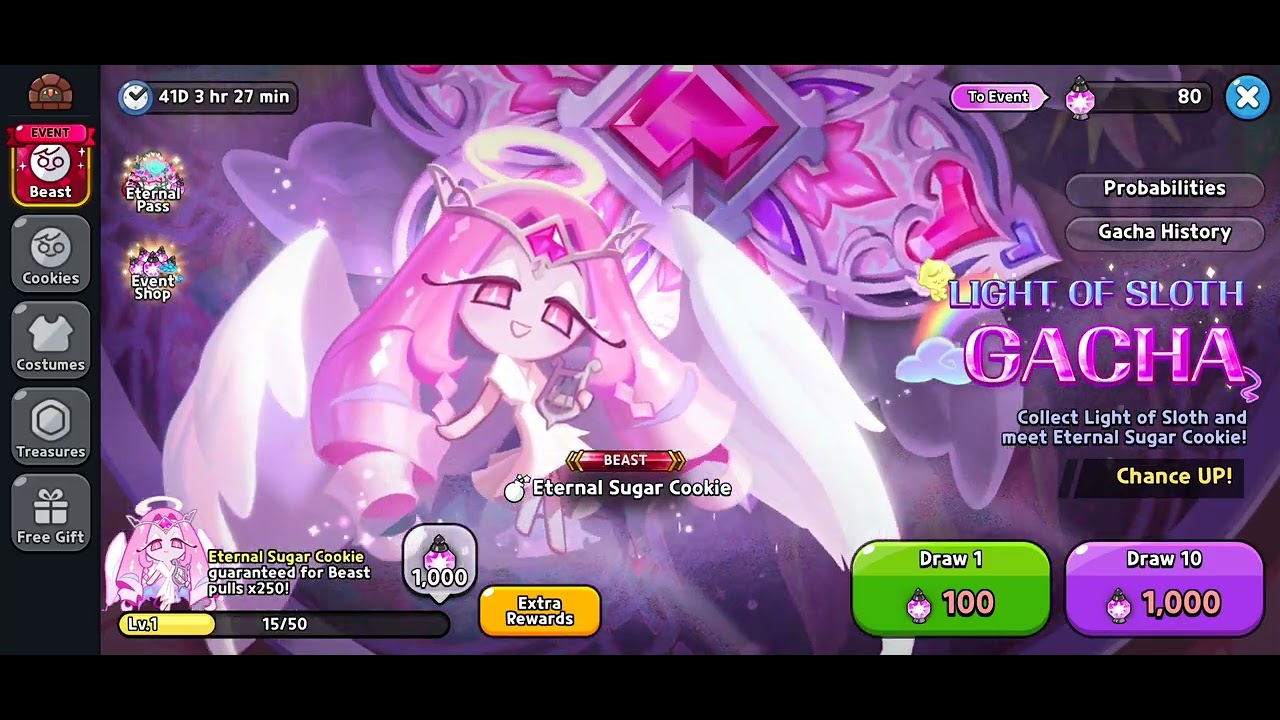 Light of Sloth Gacha - Cookie Run Kingdom : Beast Gacha - YouTube