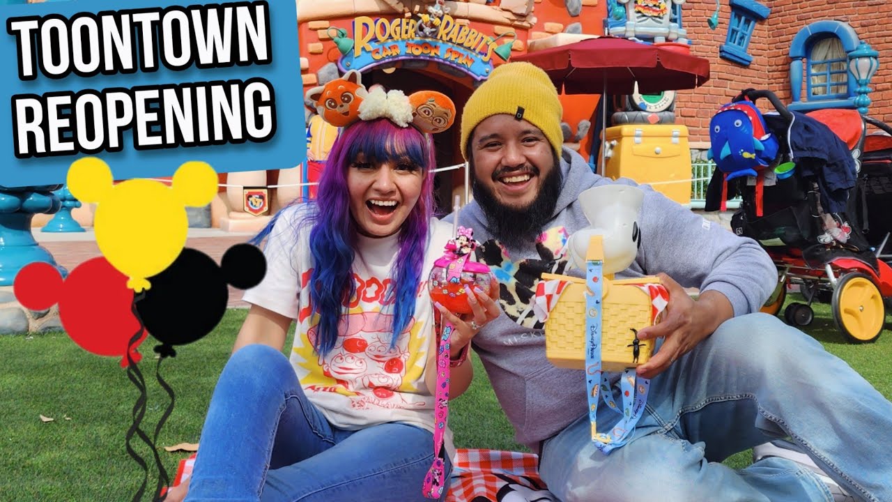 Toontown Soft Opening!! New CUTE Picnic Set at Disneyland #disneyland # ...