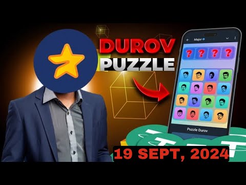 MAJOR PUZZLE DUROV 19 Sept, 2024 || How To Play and Today's Puzzle Codes - YouTube