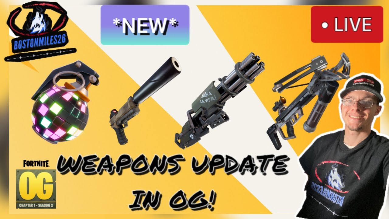 (🔴LIVE!) *NEW* WEAPONS IN OG!! - "Fortnite OG" Chapter 1 Season 3 ...