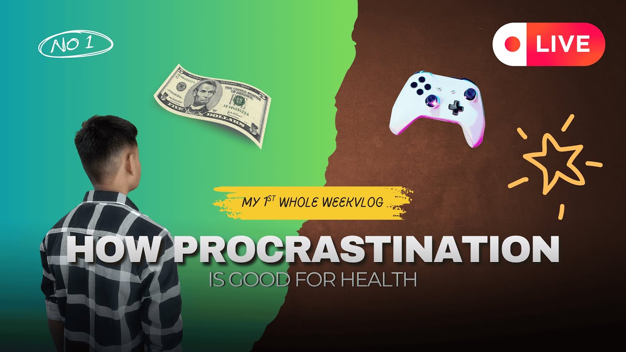 How I SURVIVED my First week with Procrastination // (First Vlog) - YouTube