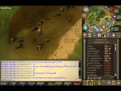 RUNESCAPE CLAN INVITING - YouTube