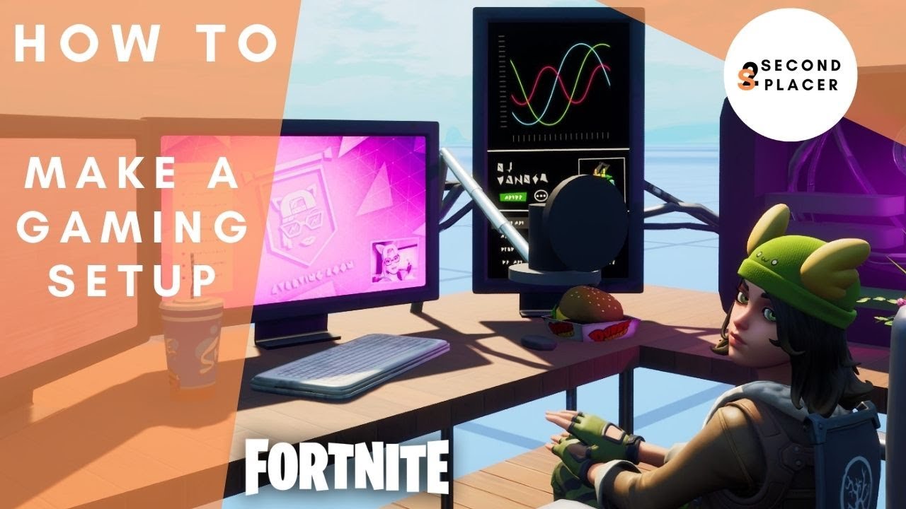 Fortnite Creative | How to make a Gaming Setup in Fortnite Creative ...