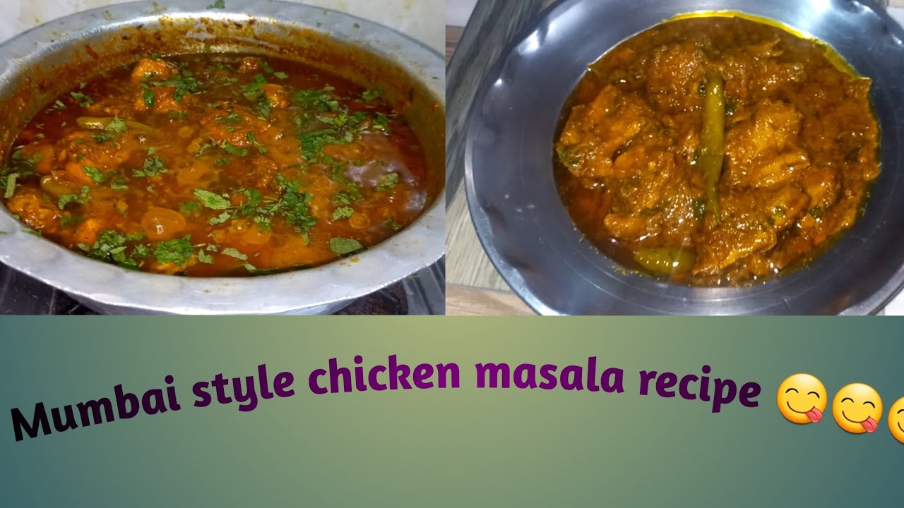 Mumbai style chicken masala recipe spicy tasty chicken masala handy ...