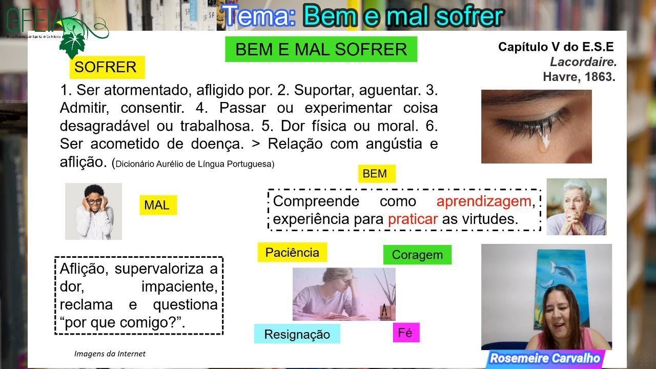02.09.2024 PALESTRA - Bem e mal sofrer - YouTube