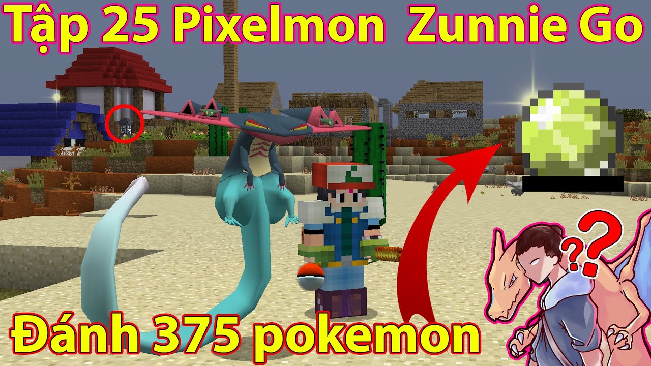 Pixelmon Zunnie Go - Tập 25 Luyện Orb Chim Điện - YouTube