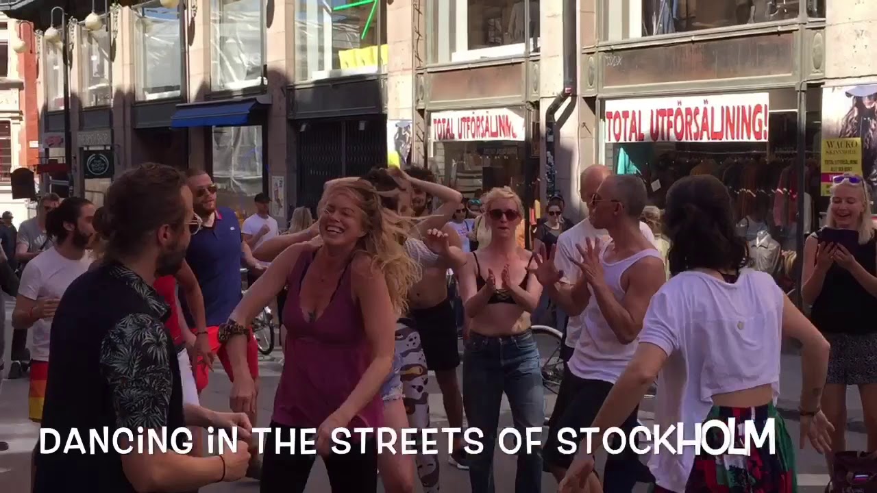 Dancing in the streets of Stockholm - YouTube