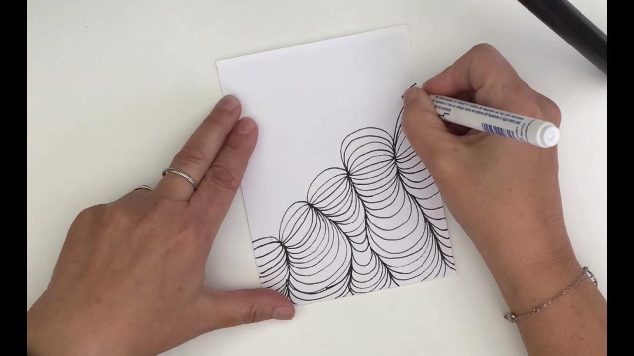Op Art Worm Tunnel Tutorial - YouTube