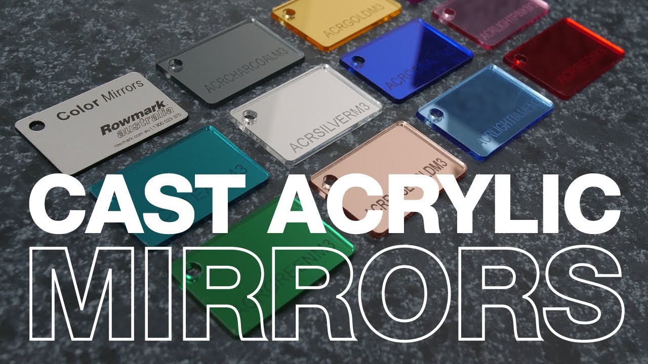 Rowmark Color Mirror collection - light up your product - YouTube