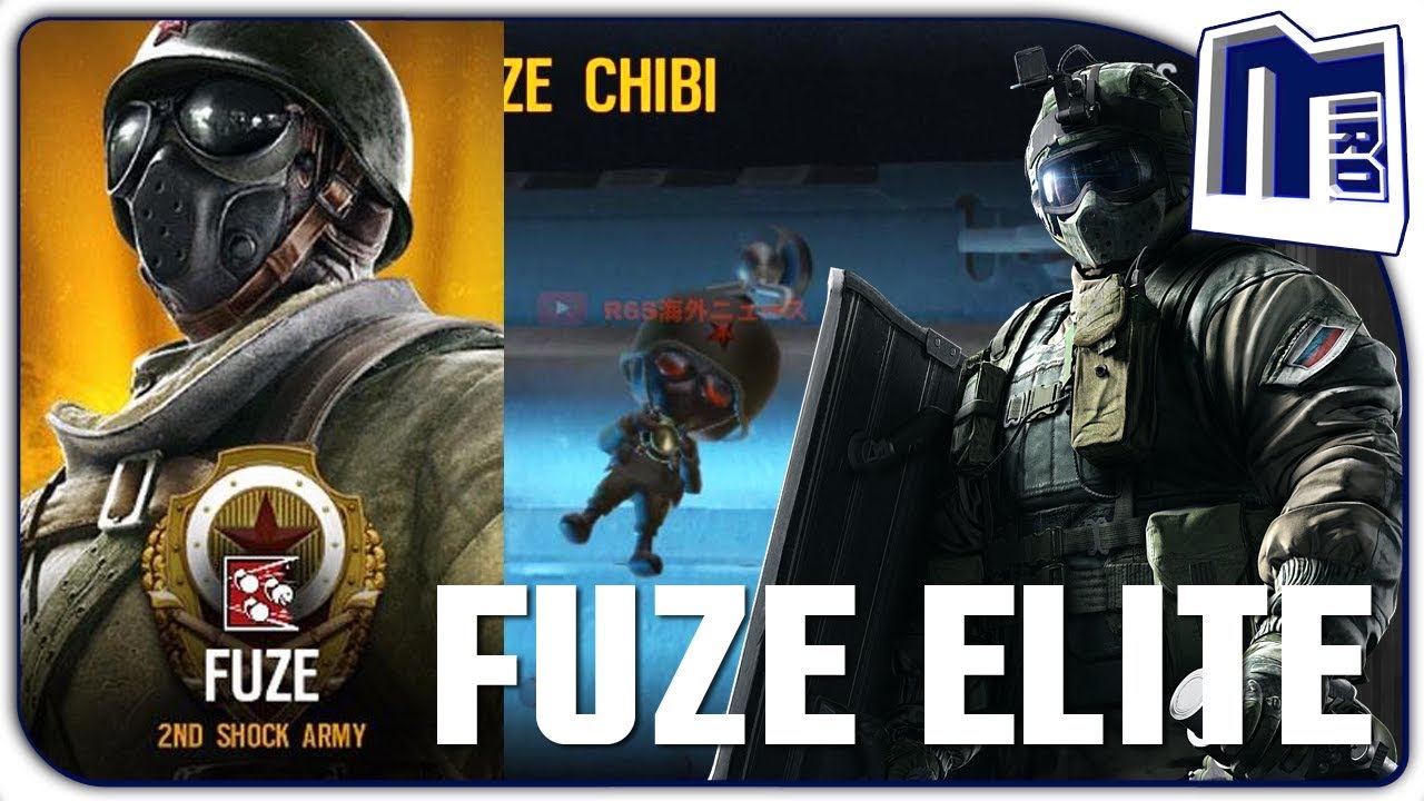 RAINBOW SIX SIEGE LEAK Fuze Elite Ladebildschirm Operator Bild - YouTube