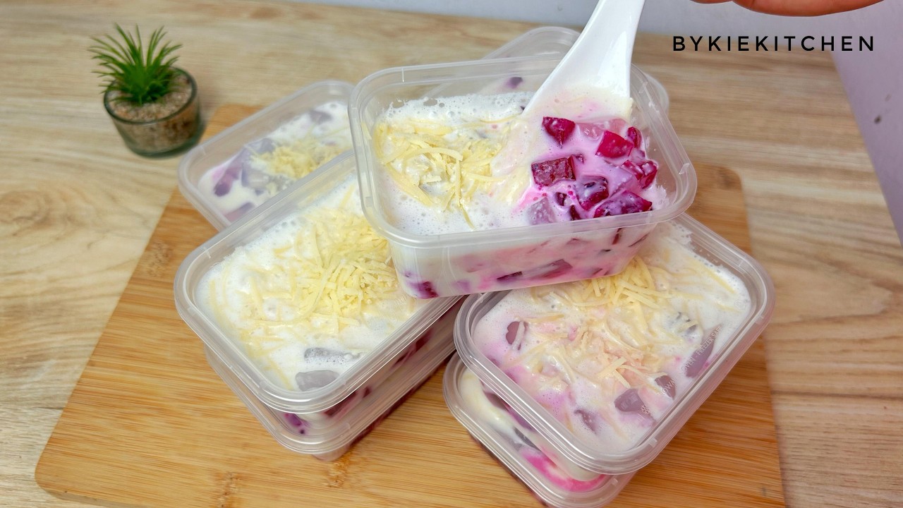 RESEP DRAGON FRUIT JELLY DESSERT || Dessert Simpel Tapi Enak !!! - YouTube
