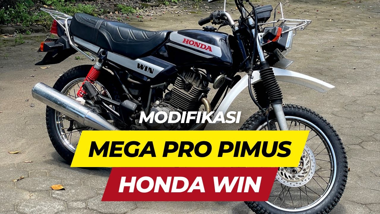 Modifikasi Mega Pro Primus Menjadi Honda Win Untuk Harian - YouTube