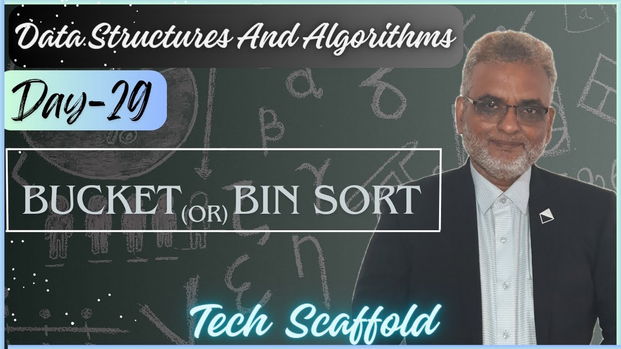 Bucket or Bin Sort by Dr. A. R. Mohamed Shanavas - YouTube
