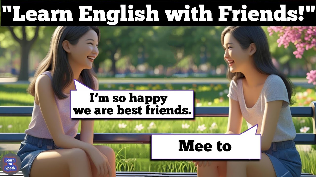 Two Best Friends – Easy English Conversation for Beginners |Talk in ...