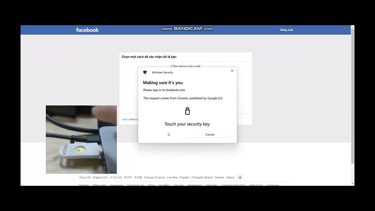 FACEBOOK U2F DEMO - YouTube
