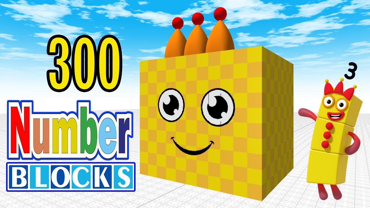 Numberblocks 300 Draw Bricks - Numberblocks Puzzle Mathlink 300 ist new ...