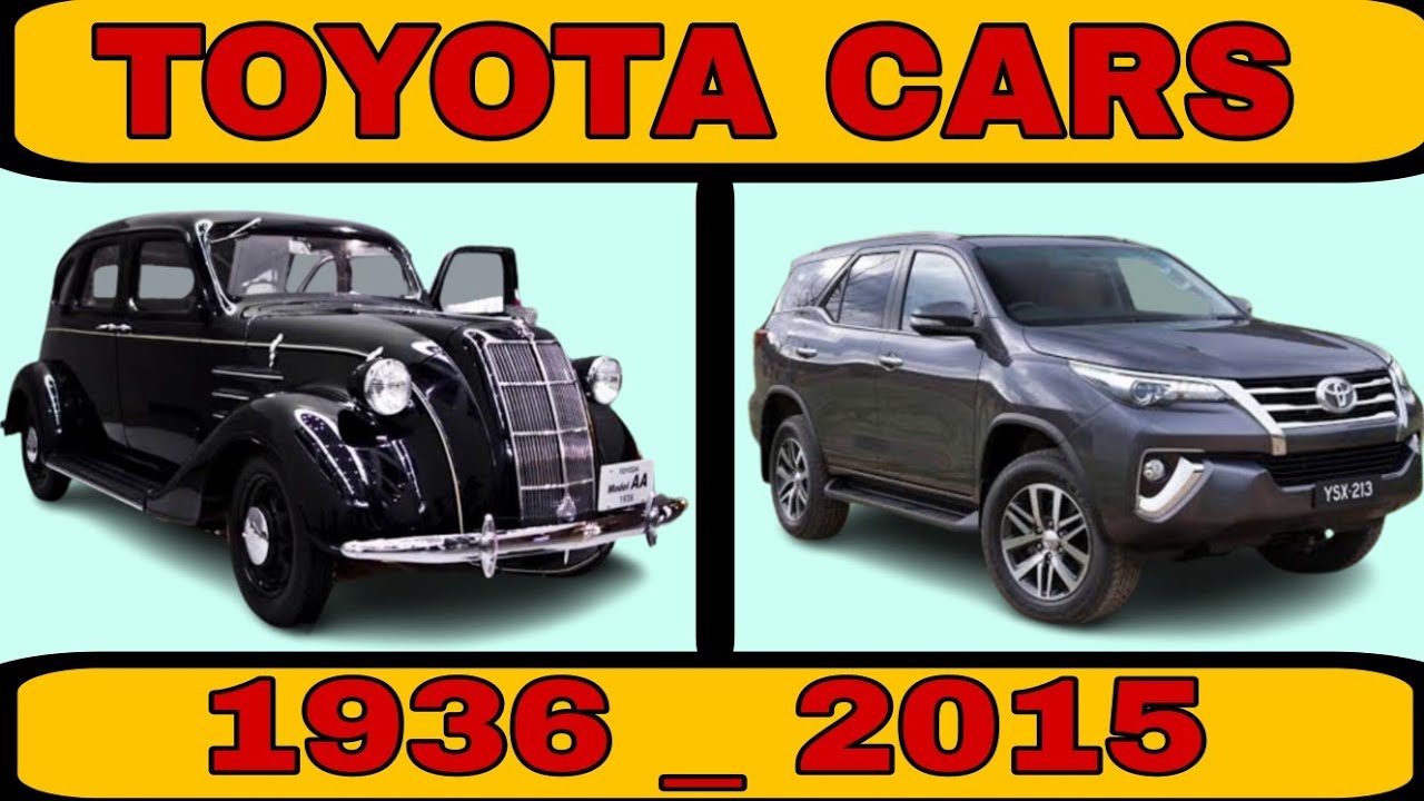 Evolution of Toyota Cars 1936_2015 - YouTube