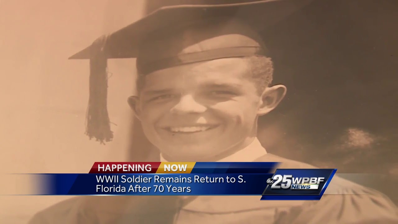 World War II soldier remains return to South Florida - YouTube