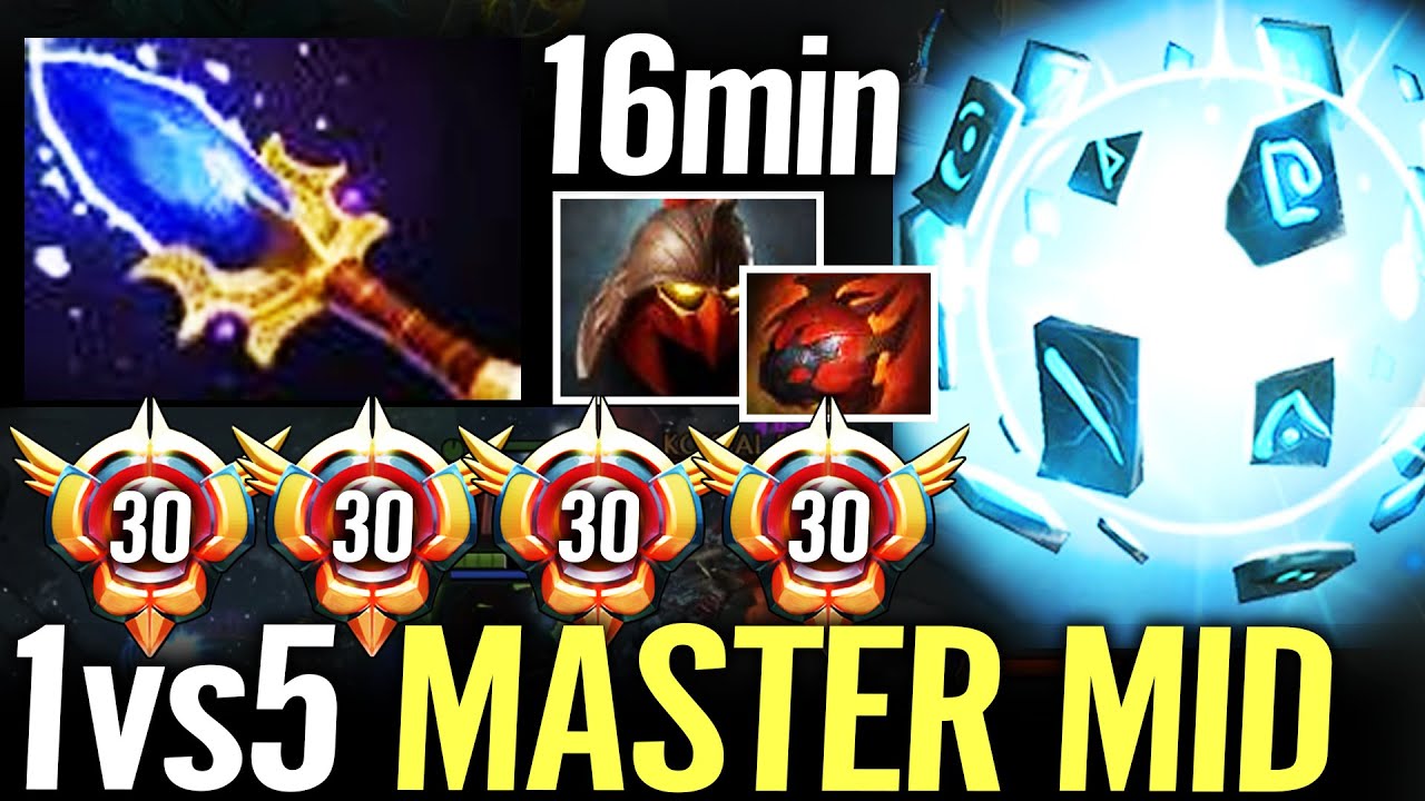 🔥 1vs5 Grandmaster IO MID IS BACK — 16min Aghanim + Helm Dominator ...