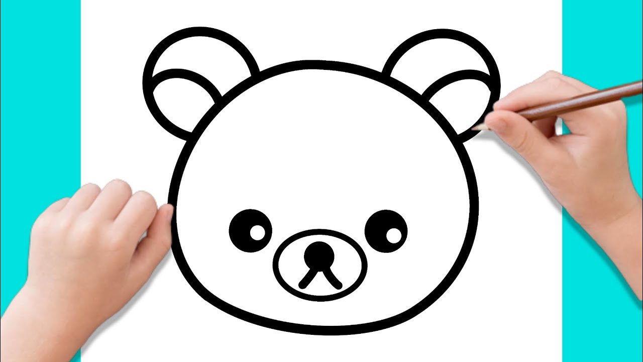 How to Draw a Cute Kawaii Bear Step by Step - YouTube