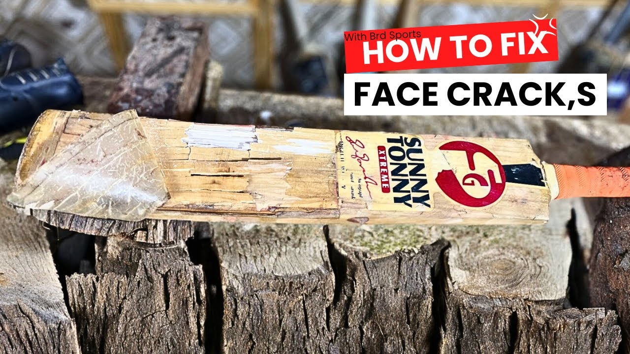 How to repair bat face |😳 Cricket bat repair | #cricketbat #bat #repair ...