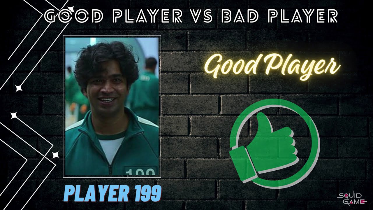 Squid Game Good Player vs Bad Player - YouTube