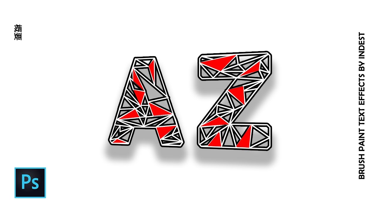 Cara Membuat Abstrak Text Effect | Simple Tutorial Photoshop CC - YouTube