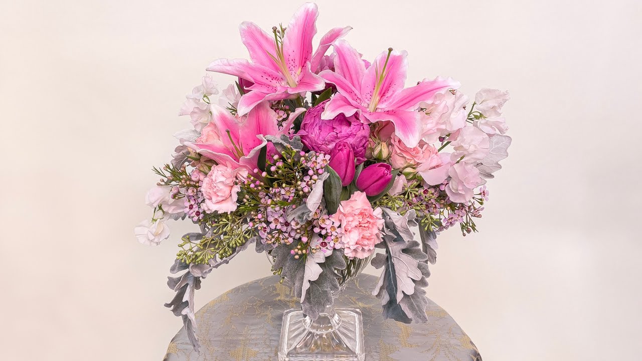 Designing with a Flower Recipe - YouTube