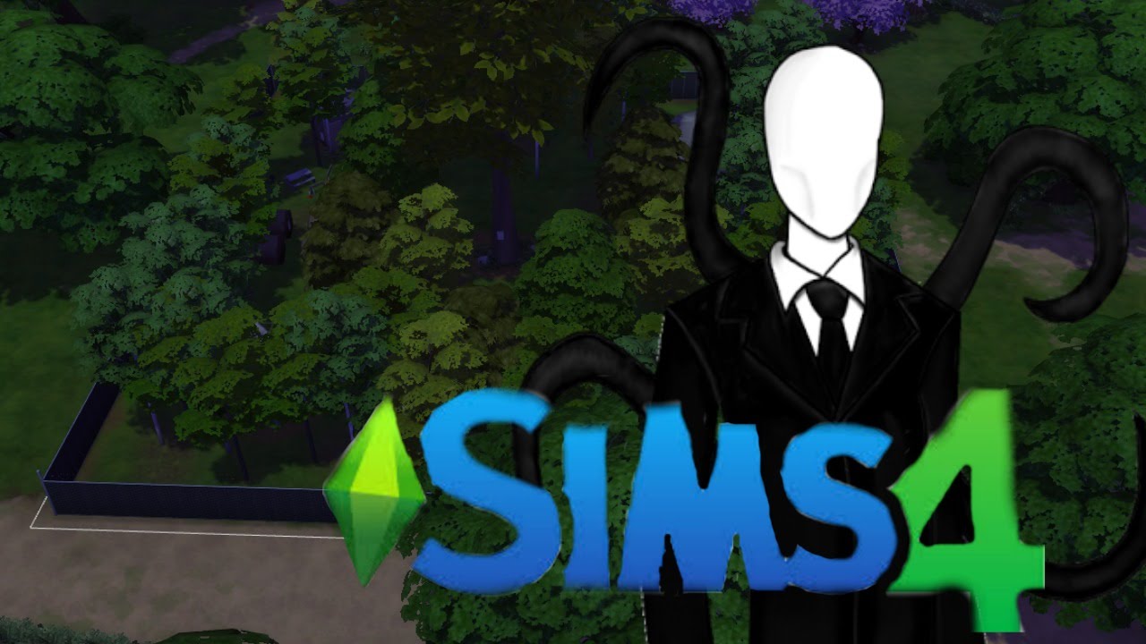 Slender Man | Sims 4 speed build - YouTube