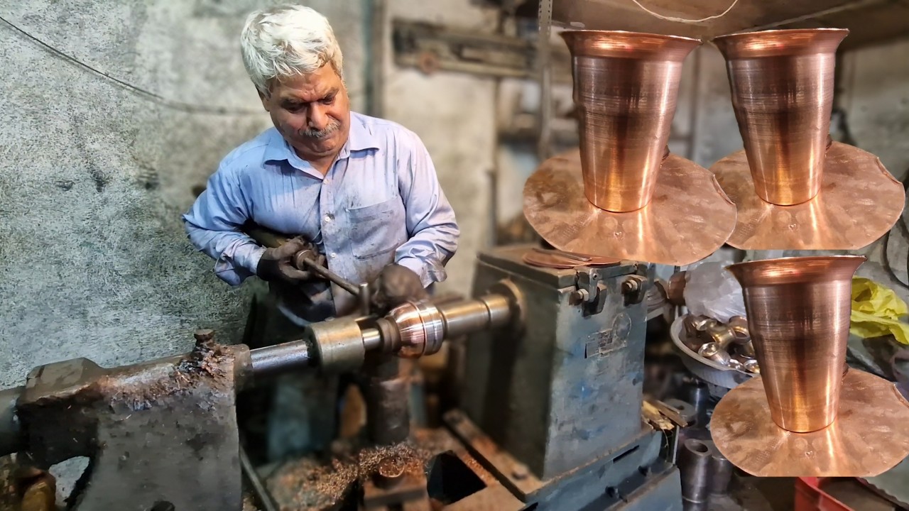 Coppersmithing : Making a copper Pitcher & Cup 🌿🇮🇷🫡 - YouTube