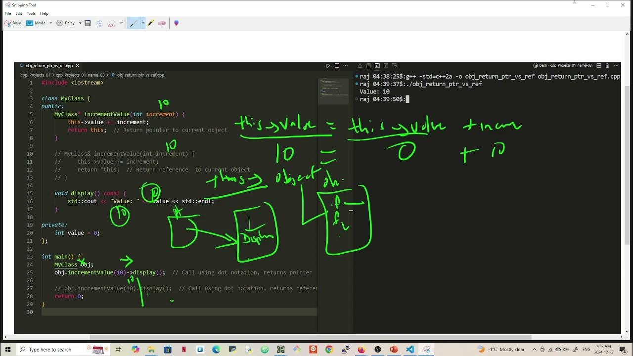 Deep Dive into C++: Function Chaining with Objects and Pointers - YouTube