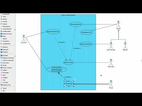UML Use Case Diagram - extend Use Case - YouTube