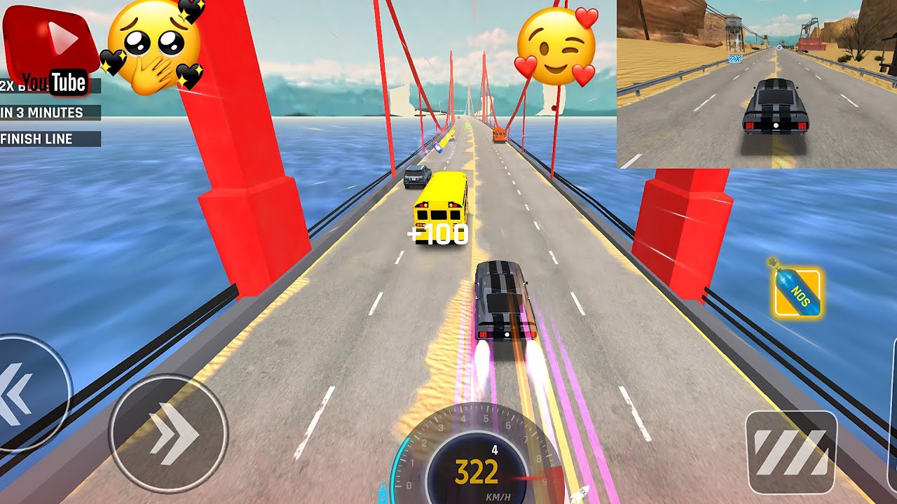 Racing to the TOP with Speed Car 3D open world game - YouTube