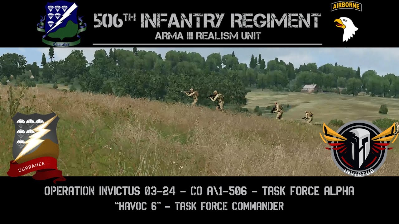 506th IRRU: Operation Invictus 03-24 - Task Force Alpha | "Havoc 6" | Task Force Commander - YouTube