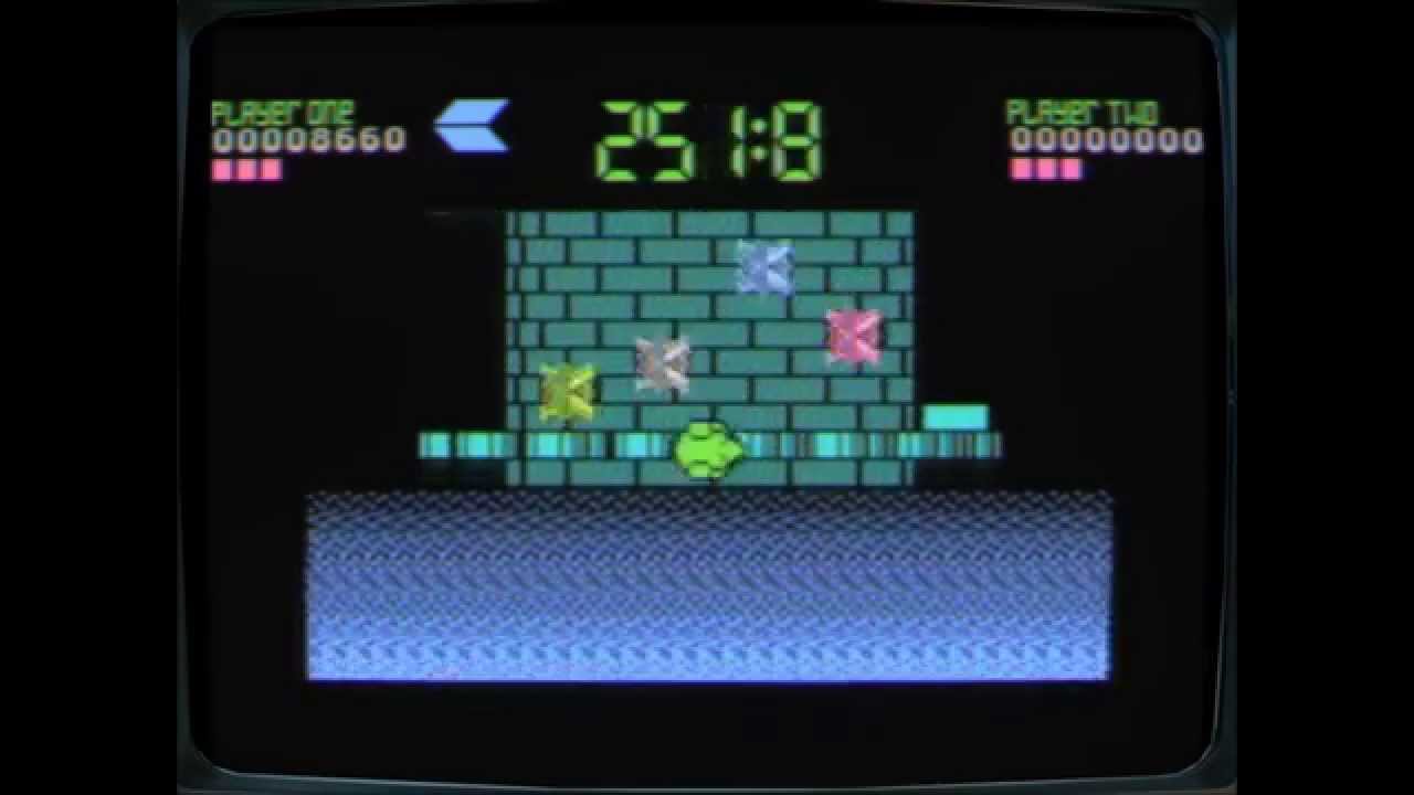 Atari 7800 Tower Toppler - YouTube
