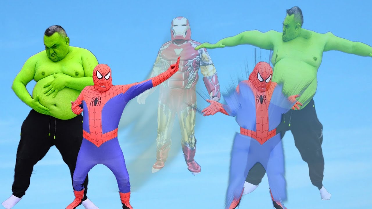 Superheroes Becomes Ghosts - YouTube