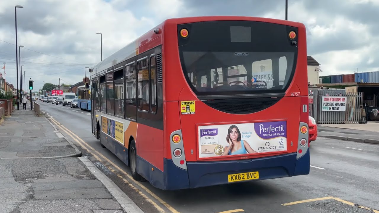 Stagecoach Midlands 36757 (KX62 BVC) Route 60 - YouTube