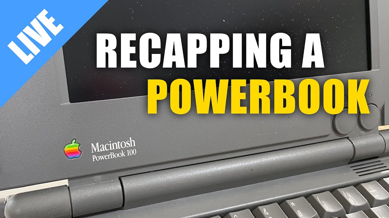 Recapping a PowerBook 100 [LIVE] - YouTube