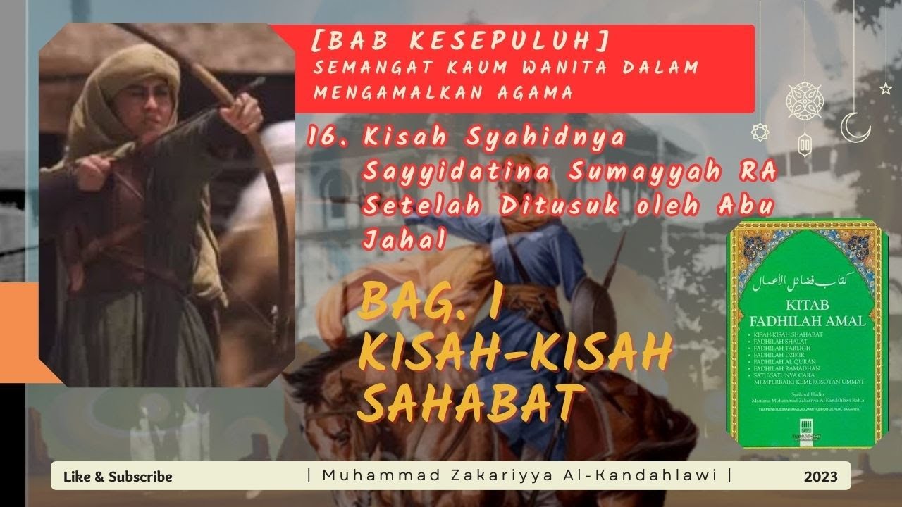 Kisah Syahidnya Sayyidatina Sumayyah RA Ha Ibu Sayyidina Ammar RA ...
