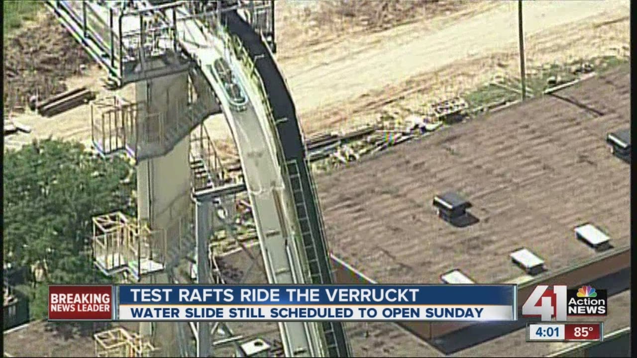 TEST: Verruckt Safety Checks - World's Tallest Water Slide - YouTube