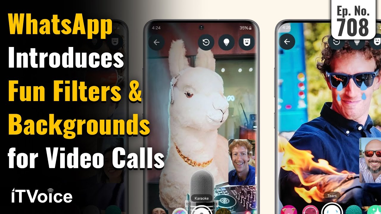 WhatsApp Fun Filters & Backgrounds for Video Calls | Microsoft New ...