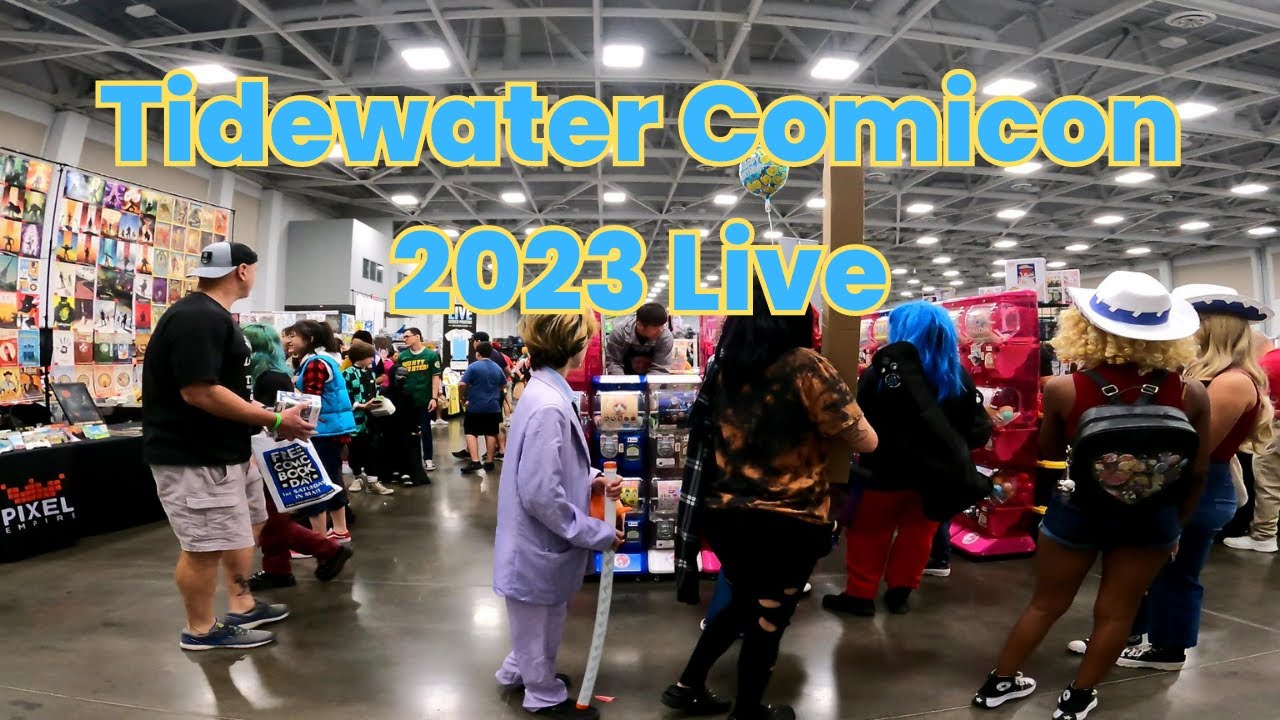 Tidewater Comicon 2023 Live - YouTube