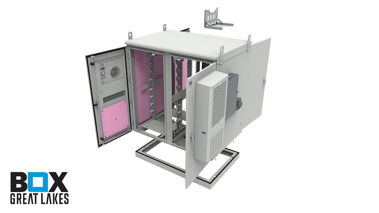 BOX Outdoor Dual Bay Enclosure for Broadband & Industrial Applications ...