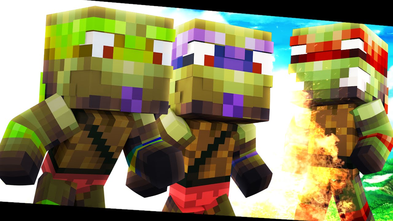 TMNT Mini Game - TEENAGE MUTANT NINJA TURTLES! (Minecraft Roleplay ...