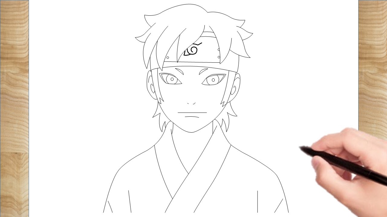 How To Draw Mitsuki - Step By Step Drawing - YouTube