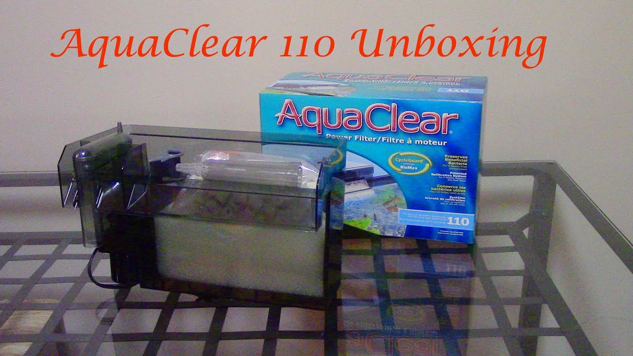 AquaClear 110 Unboxing - YouTube