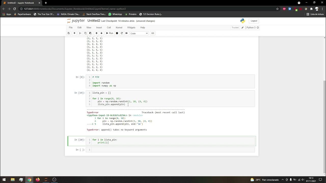 Combinações numéricas em Python! - YouTube